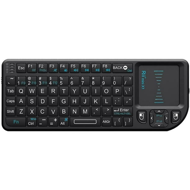 Mini Wireless Keyboard, With Touchpad Mouse, Lightweight Portable ...