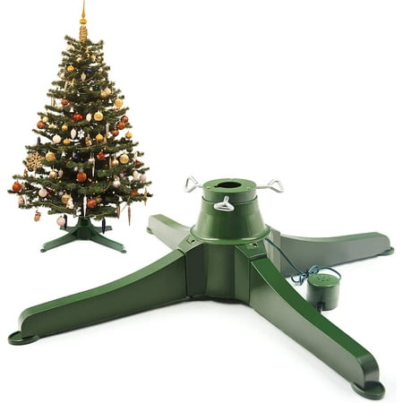 XBRW 360-Degree Rotating Artificial Christmas Tree Stand, Adjustable ...