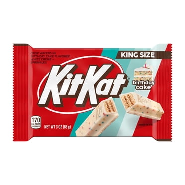 Kit Kat Birthday Cake Flavored Wafer Candy, Bar 1.5 oz - Walmart.com