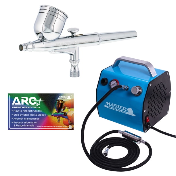Master Airbrush Performance Dual-Action Airbrush Kit with Master Air ...