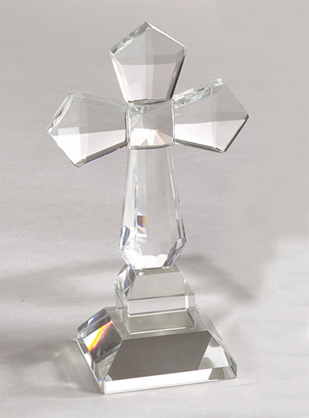 Fennco Styles Crystal Standing Cross - 2 Sizes (Crystal Cross 6 ...