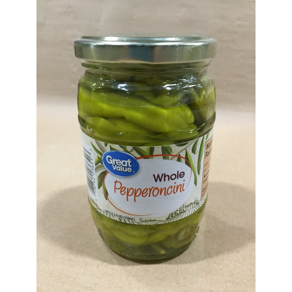 Great Value Whole Pepperoncini, 12 fl oz - Walmart.com - Walmart.com