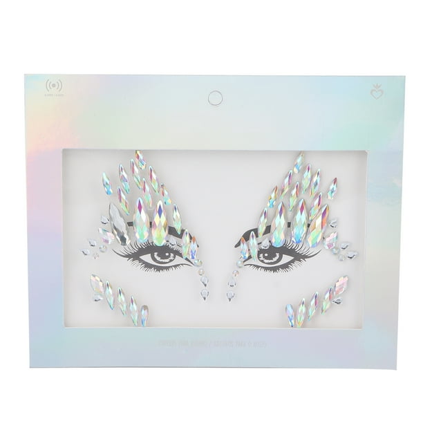 Glitter Face Stickers Eyes Face Shiny Rhinestones Sticker Facial ...