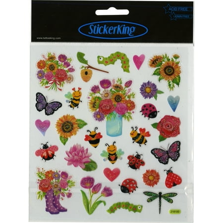 Sticker King Stickers-Spring Flowers & Bugs | Walmart Canada