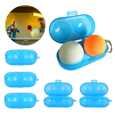 5Pcs Plastic Table Tennis Storage Box Tennis Packaging Box Pong Ball ...