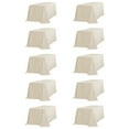 5/10 Pcs Large Polyester Rectangle Tablecloths (Rounded Corners ...