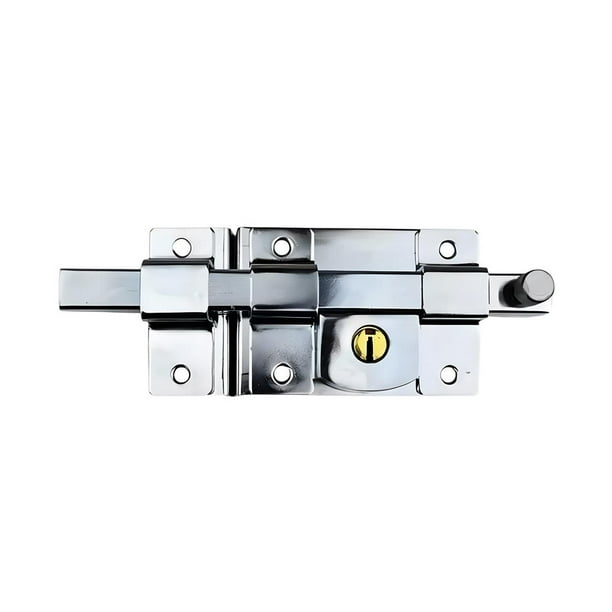 Cerradura Chapa De Seguridad Barra Libre Izquierda Cromo plateado 20cm ...