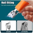 Wide-opening, anti-splash, angled nail clippers, new design for ...