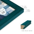 Wexford Home Wood Photo Frame Set of 2 Ocean Blue 8x10 Real Wooden ...