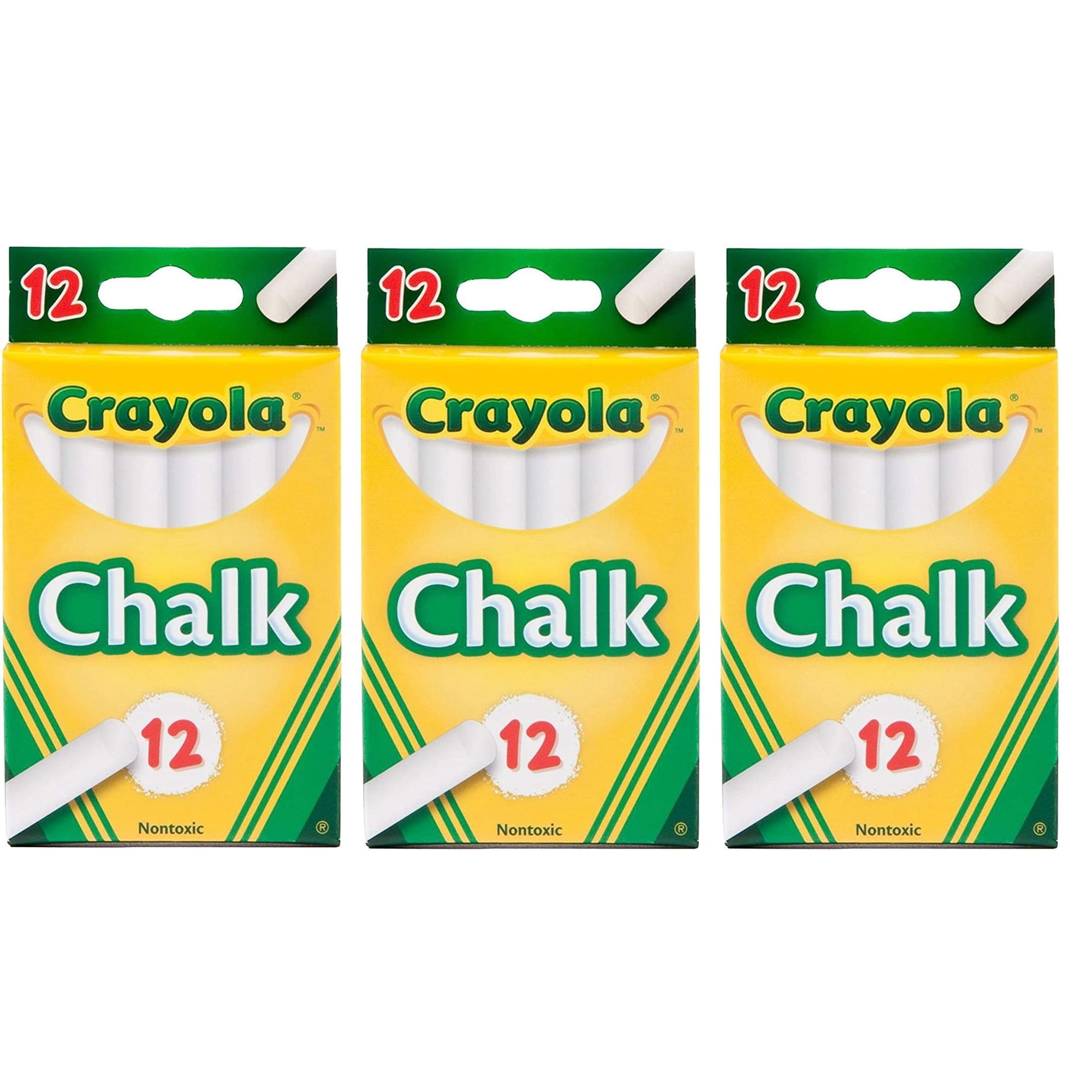 Click here for Crayola Chalk White & Colored 12-Pack (1 Pack Of W... prices