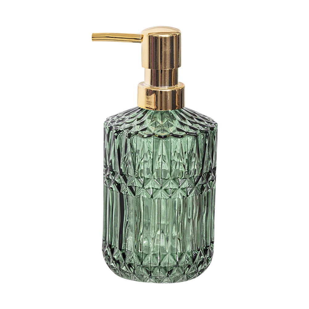 1Pc European Style Glass Bottle Hand Soap Dispenser (Green) - Walmart.com