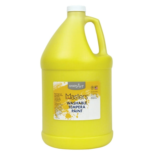 Little Masters® Washable Paint, Yellow, Gallon, Pack of 2 - Walmart.com ...