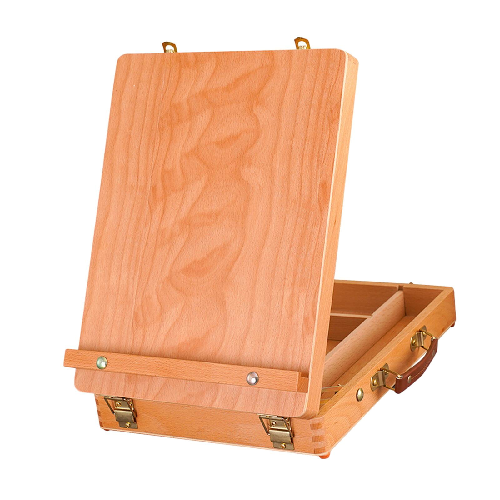 Adjustable Wood Table Easel, Premium Portable Wooden Desktop - Walmart.com