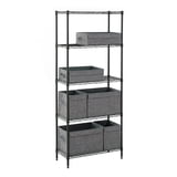 5 tier grey shelving 11.8x25.6x59in - Walmart.com