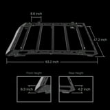 Tyger Auto Roof Rack Compatible with 2005-2023 Toyota Tacoma Double Cab ...