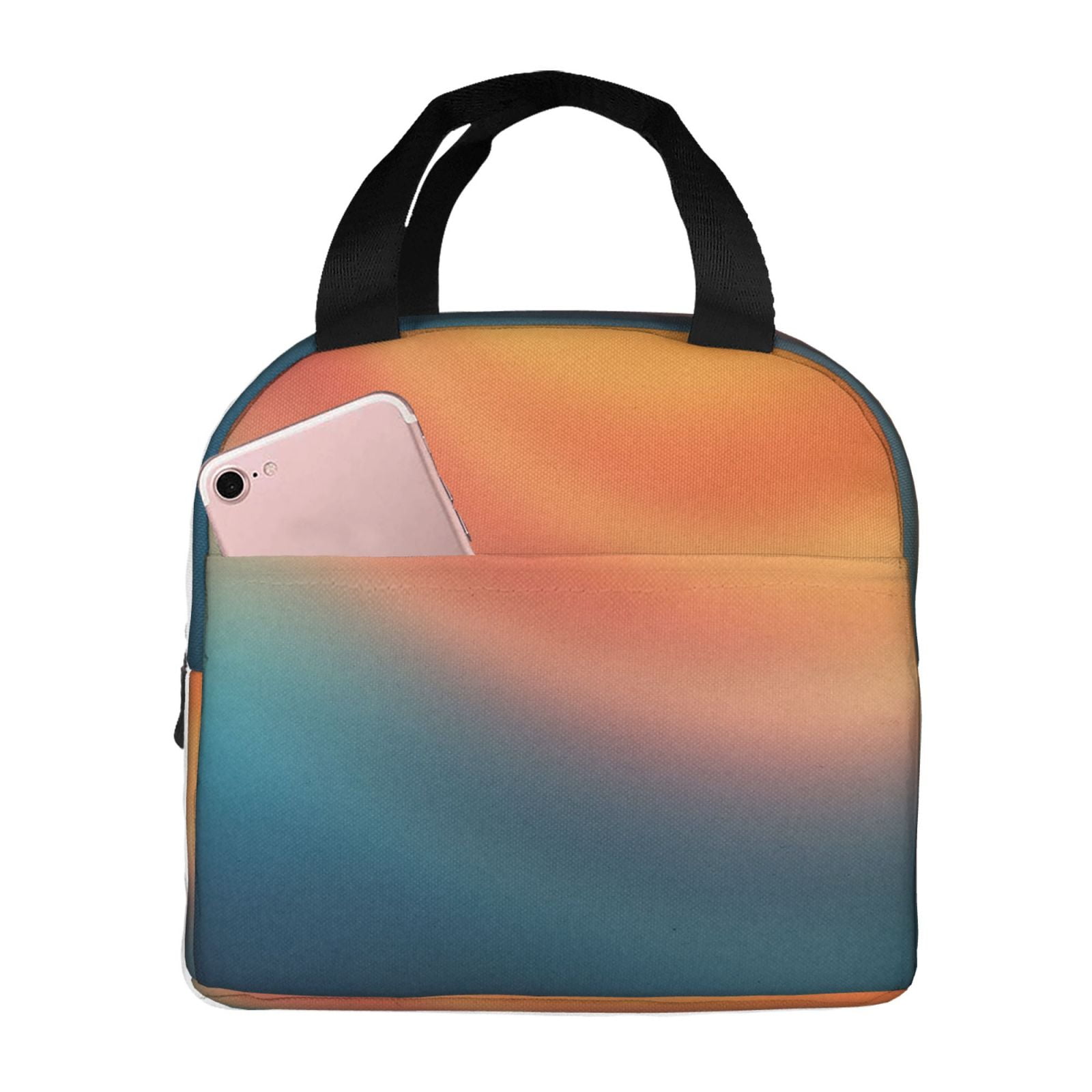 Balery yellow orange and teal Bolsa de Almuerzo Aislada – Caja de ...
