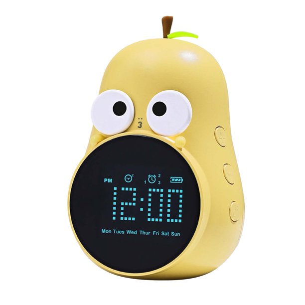 Pear Kids Alarm Clock,Pear Wake Up Alarm Pear Shaped Alarm Clock Wake ...