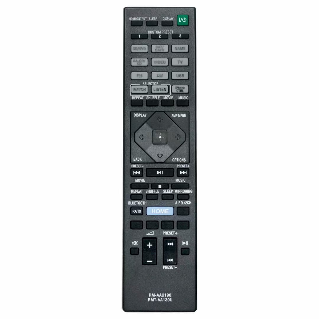 New RMT-AA130U RM-AAU190 remote control for Sony Home Theatre AV ...