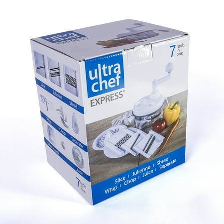 Ultra Chef Express Food Chopper - 7 in 1 Manual Food Processor Chop ...
