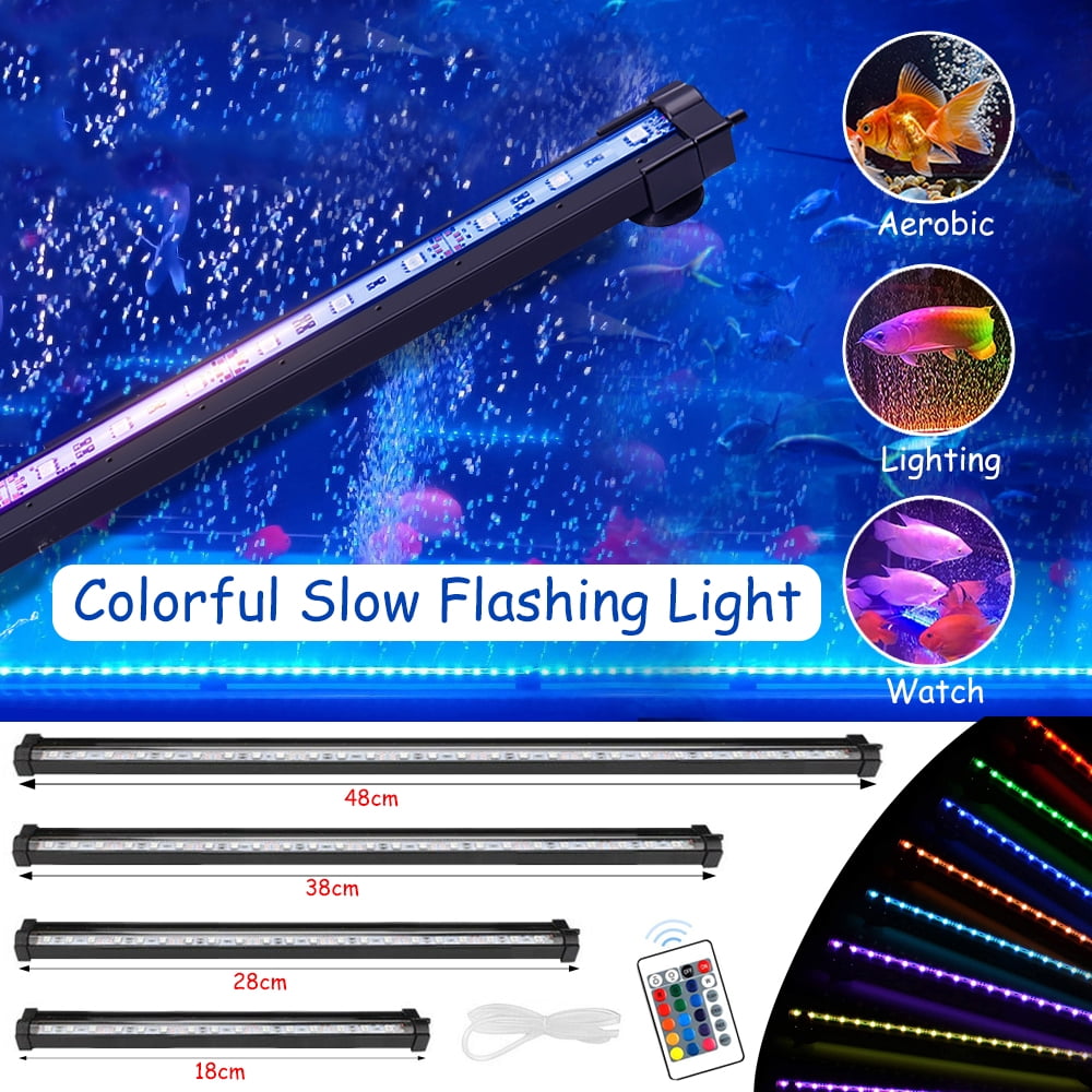 Aquarium Light, Fish Tank Light, Fish Tank Bubble Light Underwater Led ...