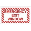 8in x 4in Emergency Escape Window Sticker - Walmart.com