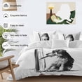 Animal Pet 4 Piece Duvet Cover Set Queen Size Dog Drawing with Pencil ...