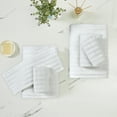 Mainstays Performance Textured 6-Piece Bath Towel Set, White - Walmart.com