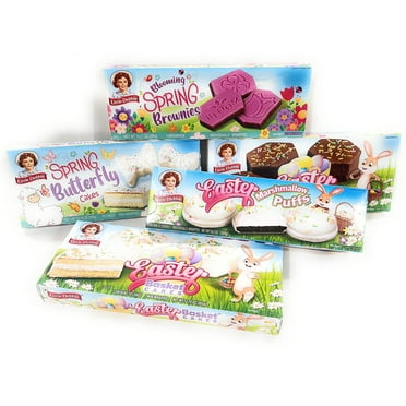 Little Debbie Creme Filled Easter Basket Chocolate Snack Cakes, 12 oz ...