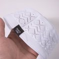 Oasiva Elegant Muslims Worships Cap Hollowout Pattern Soft Kufi Hat for ...
