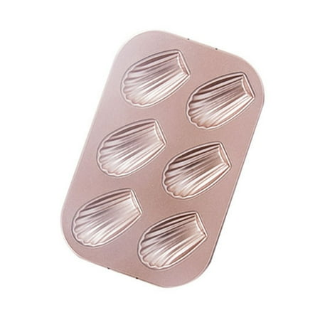 Shells Cake Baking Pan 12/ 6 Cavity Nonstick High Temperature Resistant ...