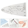 Parabolic Stencil Math Curves Template Parabola Ruler Parabola Stencil ...