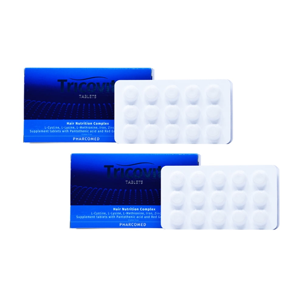 Tricovit Hair Nutrition Complex Tablets 0.84oz (60 Tablets) (Pack of 2 ...
