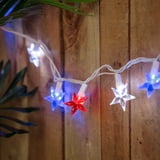 Northlight Independence Day 30ct Mini LED Decorations, Patriotic Stars ...