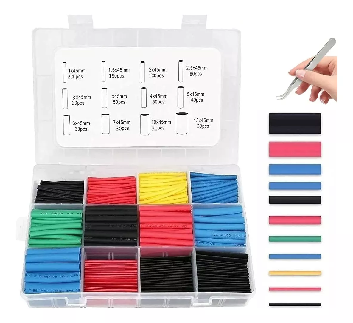 Termofit Conector Termoretractil Cables Aislante Kit 850pz | Walmart en ...