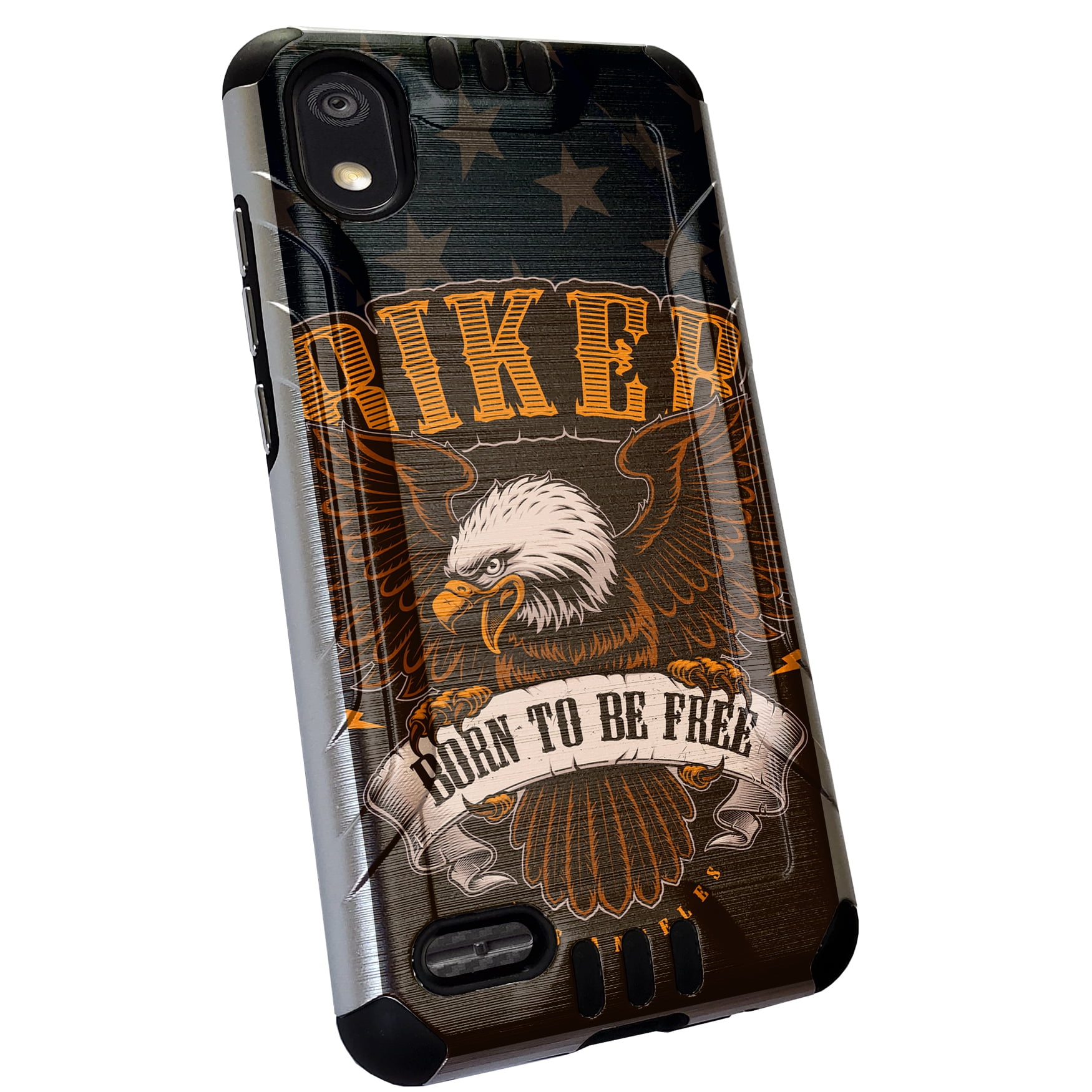 Dalux Combat Phone Case Compatible With Alcatel Tcl A2 A507dl Biker