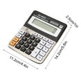 Livrdious Calculator 8 Digit Desktop Basic Calculato Dual-Power With ...