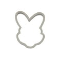 BUNNY COOKIE CUTTERS Easter Bunny Hopping Side View Rabbit Head Face ...