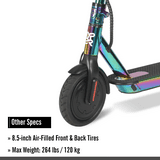 Hyper Toy Company 37V Skute, Jet Fuel, Folding Electric Scooter, 350W ...