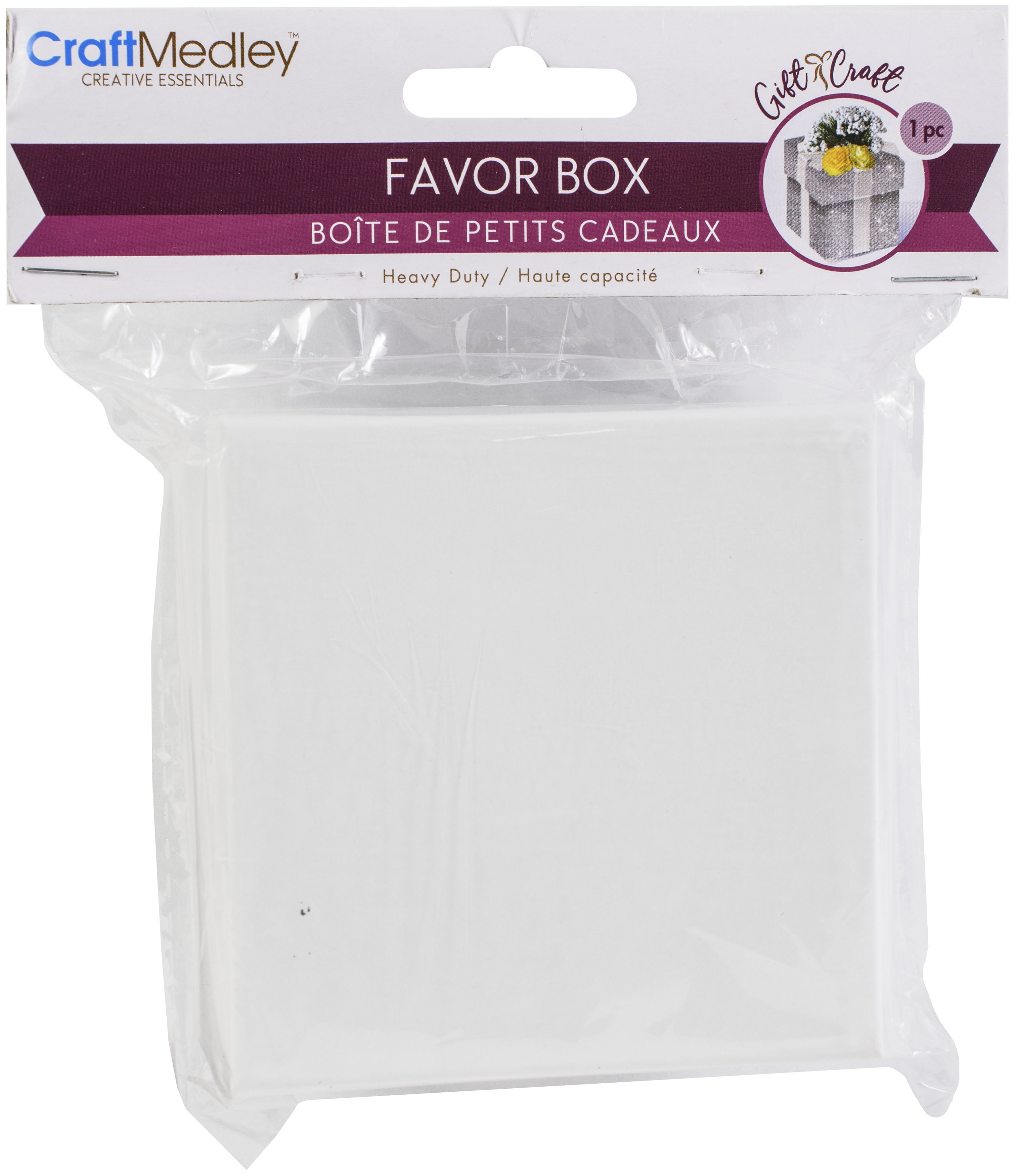 Paper Favor Box-White Shimmer -PB434-C | Walmart Canada