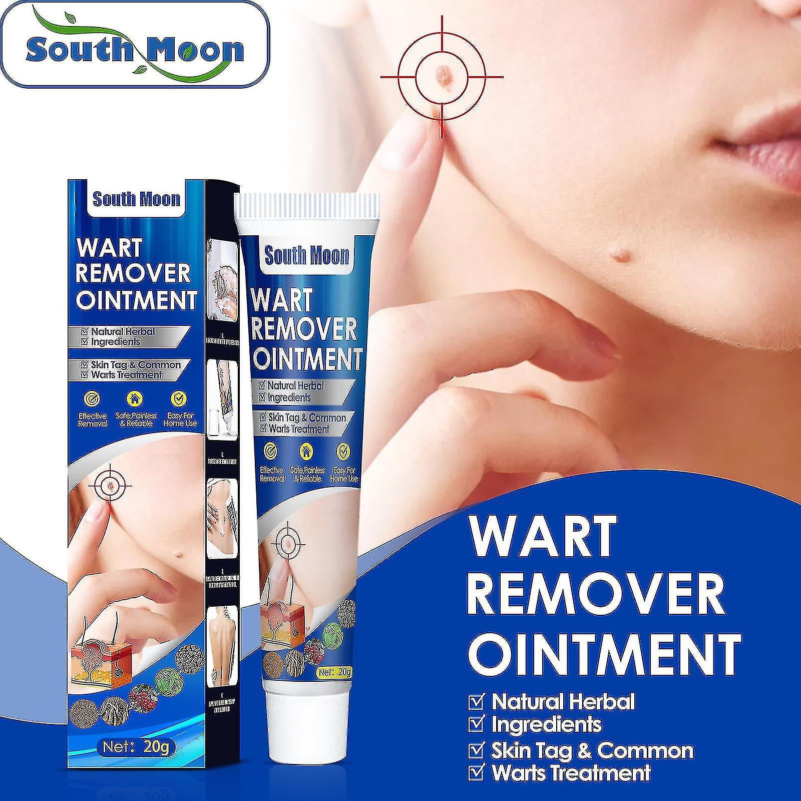 Crema para verrugas South Moon Wart Manos, Pies, Cara, Axilas, Cuello ...