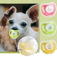 QenASHaing Butterfly Pet Pacifier with Cover, Safe Silicone Chew Toy ...