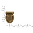 T3016 Antique Brass, Tuck Lock, Solid Brass-LL - Walmart.com