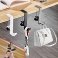 1pc Adjustable Non-Slip Metal Desktop Hook - Ideal for Hanging ...