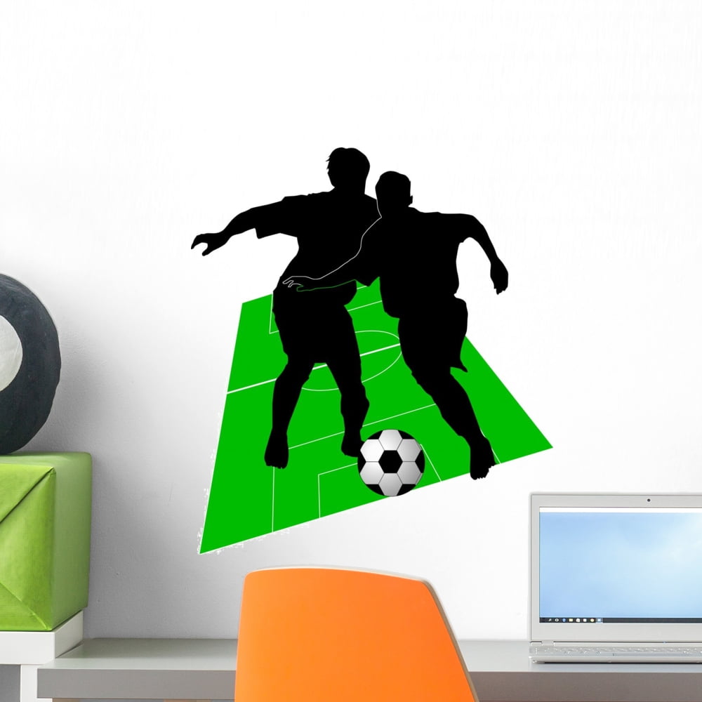 Soccer Wall Mural by Wallmonkeys Peel and Stick Graphic (18 in H x 16 ...