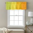 Colorful Gradient Valances for Windows Green Yellow Orange Ombre ...