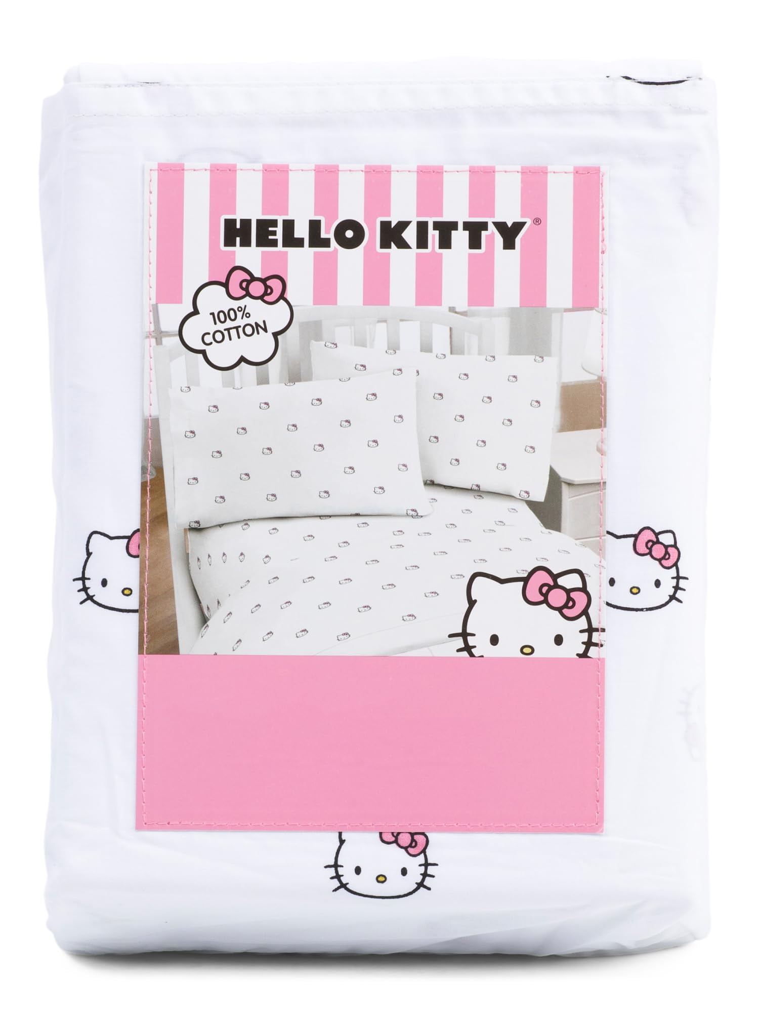 Juego de sábanas Hello Kitty Bows de Jay Franco & Sons, algodón completo | Walmart en línea