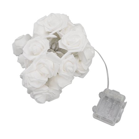 Rose String Light, LED Long Lasting Generous Flexible Battery Operated ...