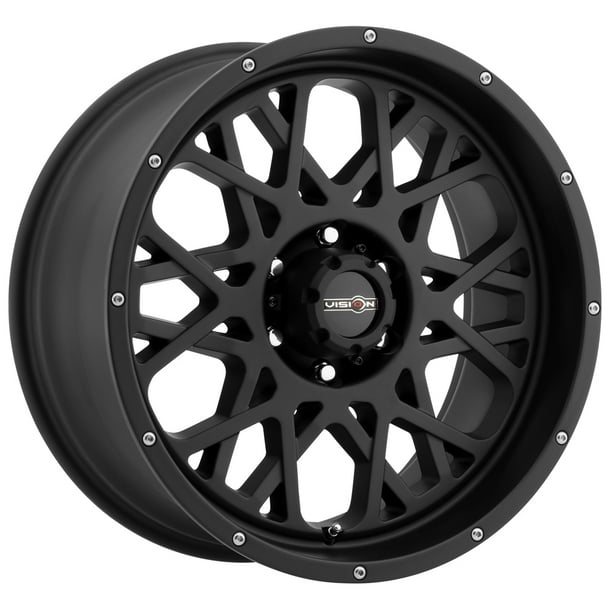Vision Off-Road Rocker 18x9 6x135 12et Satin Black Wheel - Walmart.com ...