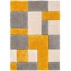 Well Woven San Francisco Escondido Yellow Modern Geometric Squares 3'11 ...