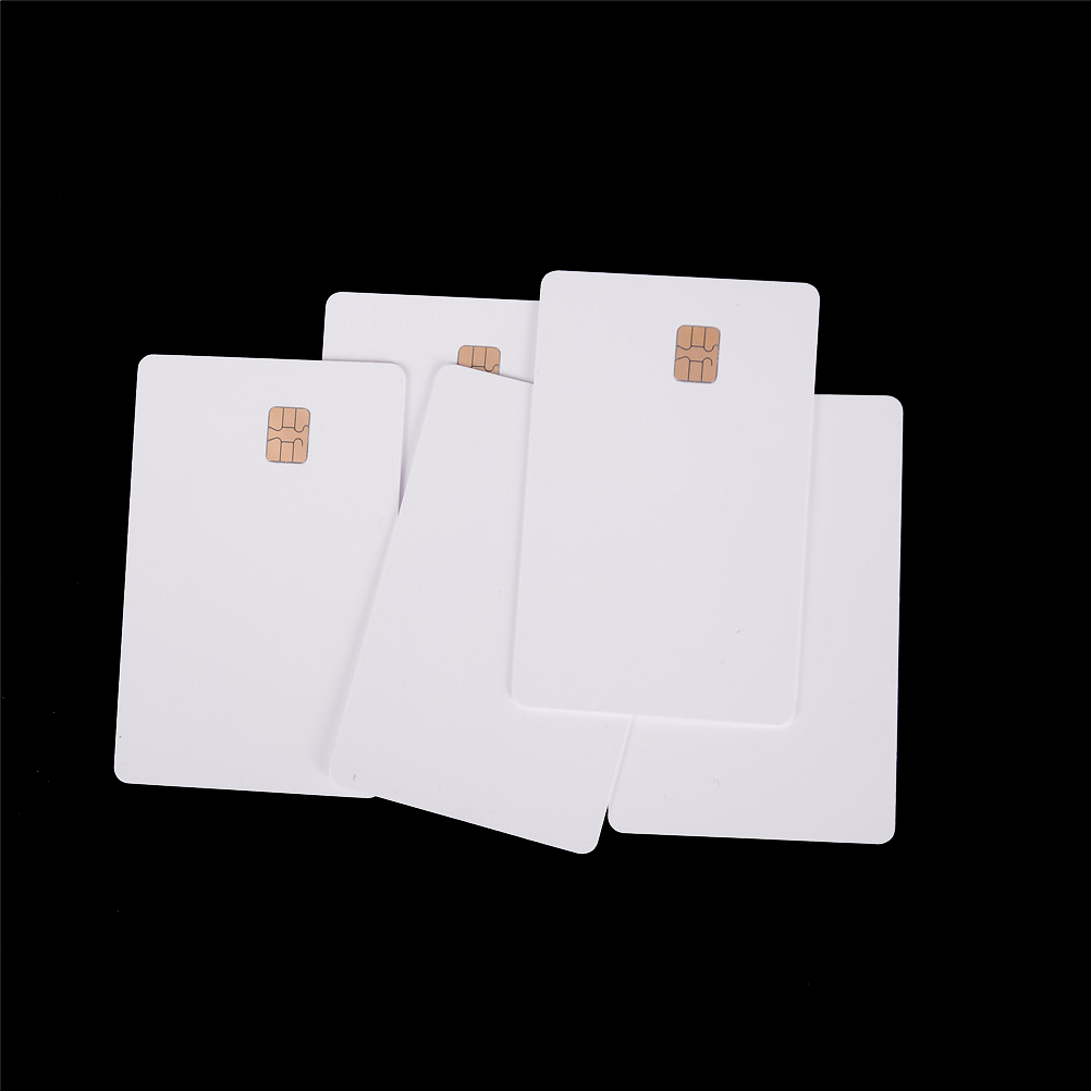 Buy New 5 Pcs ISO PVC IC With SLE4442 Chip Blank Smart Card Contact IC ...